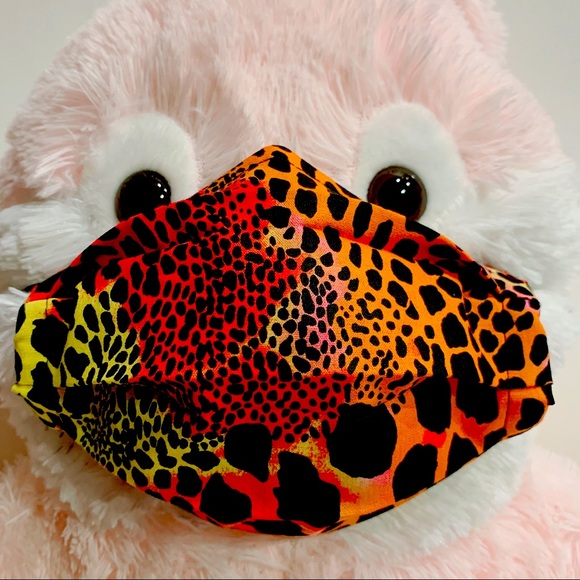 Accessories | Animal Print Cheetah Face Mask | Poshmark